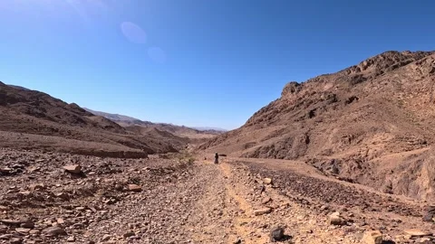 Wadi Rum Desert, Jordan. The red desert ... | Stock Video | Pond5