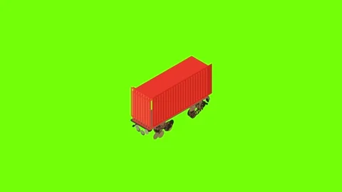 Wagon cargo icon animation | Stock Video | Pond5