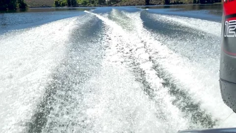 Speed Boat Wake Stock Video Footage | Royalty Free Speed Boat Wake ...