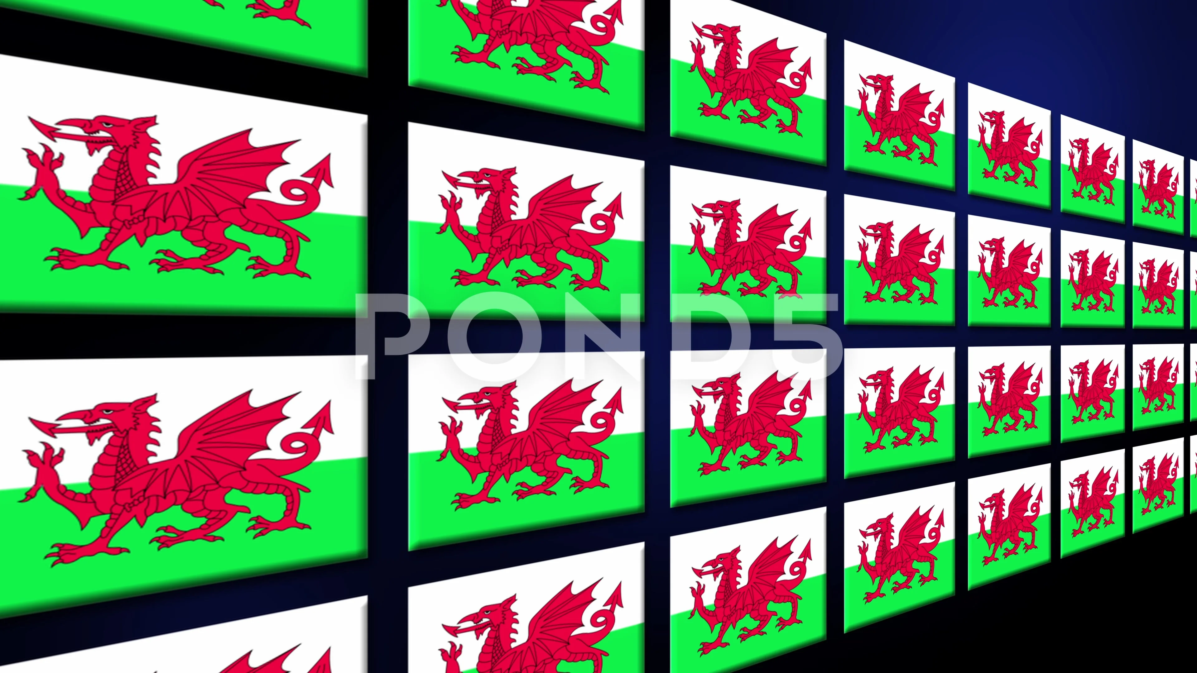 Welsh Flag Animation