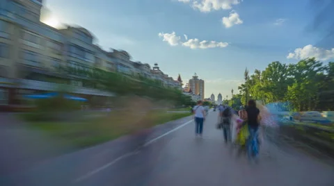 Walk Lapse Stock Footage ~ Royalty Free Stock Videos | Pond5