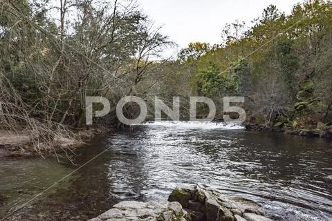 Walk through the suspension bridge of calvelo and its surroundings in ...