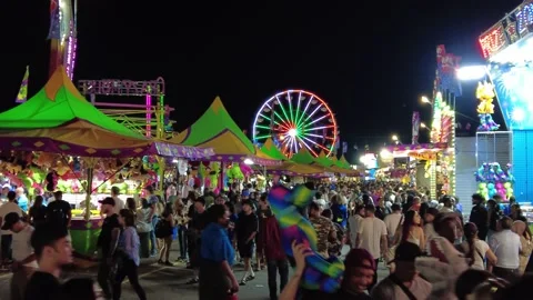 Walking Crowds Young People At Night Wit... | Stock Video | Pond5