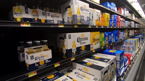 Walking Down Grocery Store Aisle Stock Video Footage | Royalty Free ...