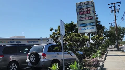 Walking Happy Braces Signage Los Angeles... | Stock Video | Pond5
