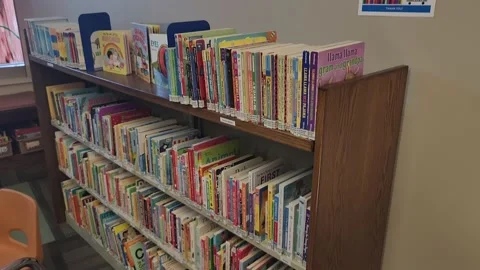 Walking Inside of Downtown Library Kid C... | Stock Video | Pond5