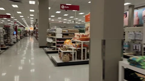 Walking Inside of Target Retailer Grocer... | Stock Video | Pond5