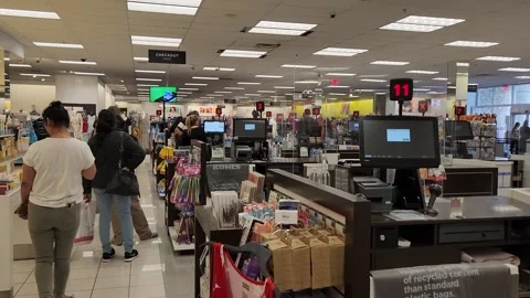 Checkout Line Stock Footage ~ Royalty Free Stock Videos | Pond5