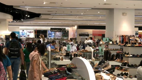 Walking in the Landmark shopping mall Ma... | Stock Video | Pond5
