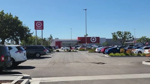 Walking Target Retailer Store Parking Lo... | Stock Video | Pond5