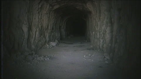 Walking Towards Cave Entrance Spooky Sce... | Stock Video | Pond5