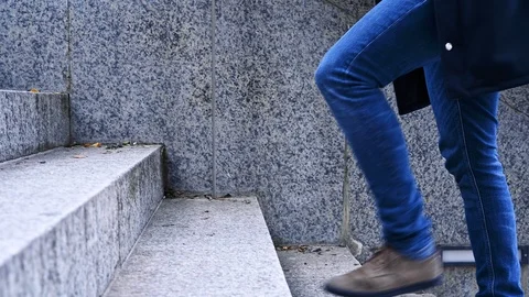 Man On Stairs Stock Videos – Royalty-Free HD & 4K Videos | Page 5