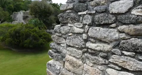 Wall of the Acropolis pan to Temple of t... | Stock Video | Pond5