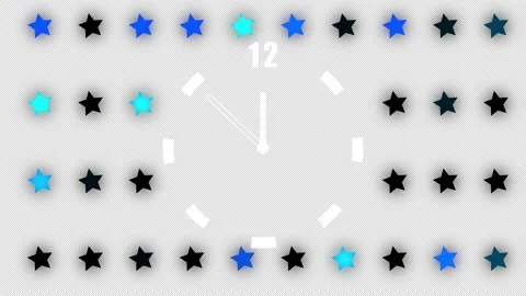 Wall Clock animation. Animated clock ico... | Stock Video | Pond5