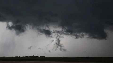 Wall Cloud and Scud Storm Time Lapse | Stock Video | Pond5