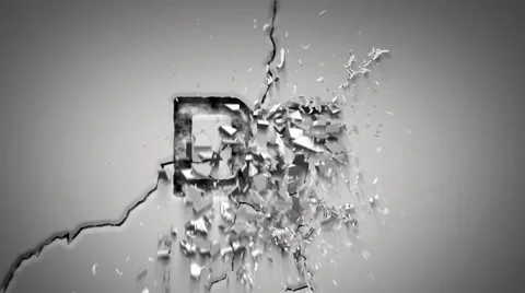 After Effects Template: Wall cracked logo reveal #46611442