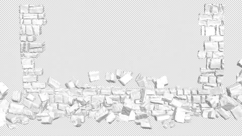 Destruction Animation Stock Video Footage | Royalty Free Destruction ...