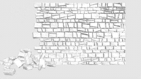 3D Building Collapse Stock Video Footage | Royalty Free 3D Building ...