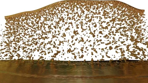 Wall of liquid gold for background. Phot... | Stock Video | Pond5