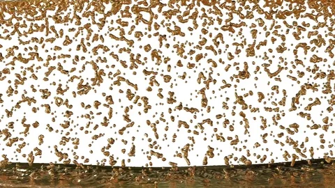 Wall of liquid gold for background. Phot... | Stock Video | Pond5