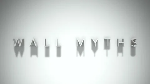 wall myths 3D title animation with shado... | Stock Video | Pond5