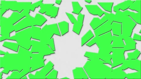 Wall Pieces Facture Fall Apart After Dam... | Stock Video | Pond5