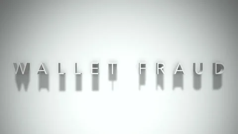 wallet fraud 3D title animation white te... | Stock Video | Pond5