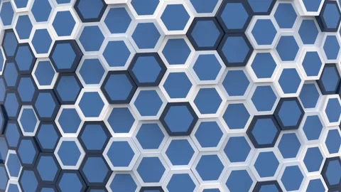Wallpaper 4k animation random hexagon mo... | Stock Video | Pond5