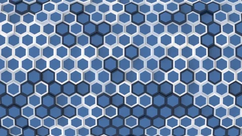 Wallpaper 4k animation random hexagon mo... | Stock Video | Pond5