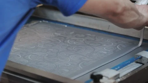 Wallpaper Production. The process of mak... | Stock Video | Pond5