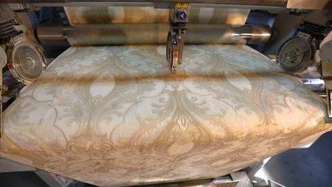 Wallpaper production, wallpaper producti... | Stock Video | Pond5