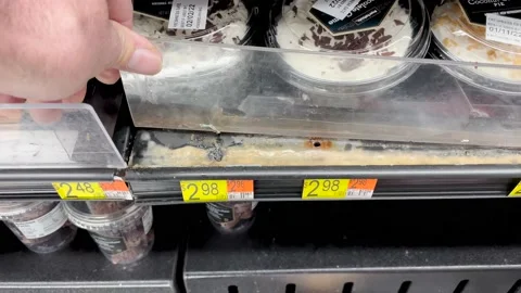 Walmart grocery store interior disgustin... | Stock Video | Pond5