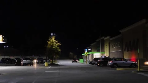 Walmart Store At Night Stock Footage ~ Royalty Free Stock Videos | Pond5