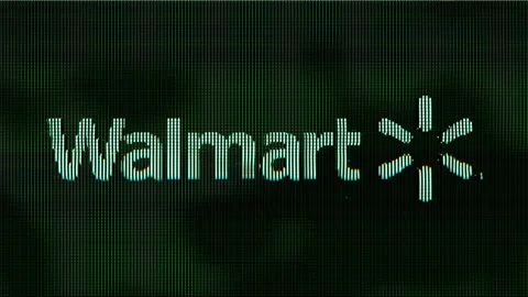 Walmart Logo Pixel Screen Animation. Fut... | Stock Video | Pond5