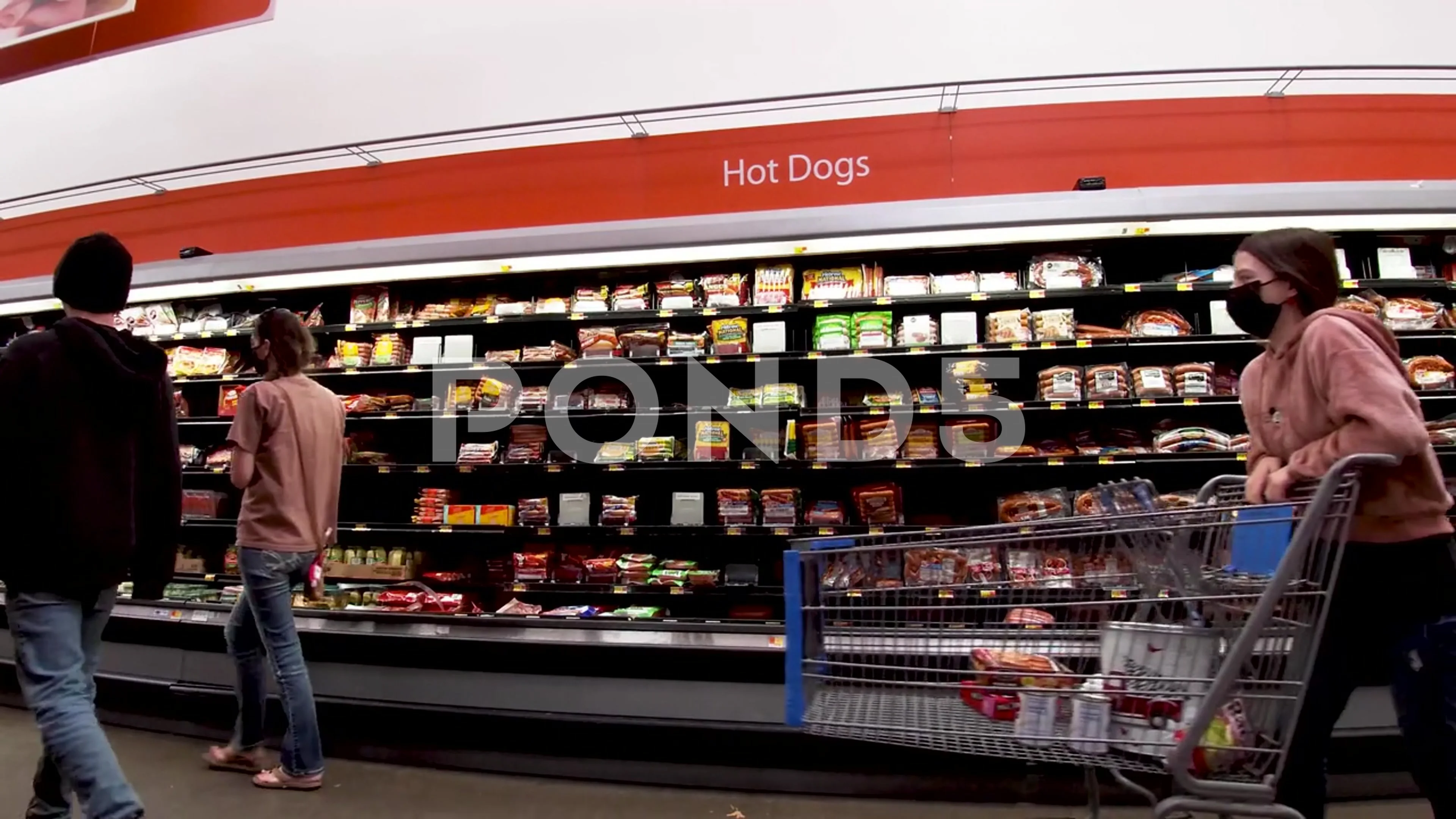 Walmart Shopping Cart Store Interior