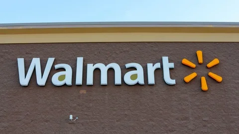 Walmart sign | Stock Video | Pond5