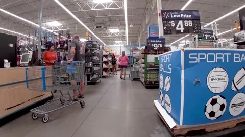 Walmart Supercenter Store Interior