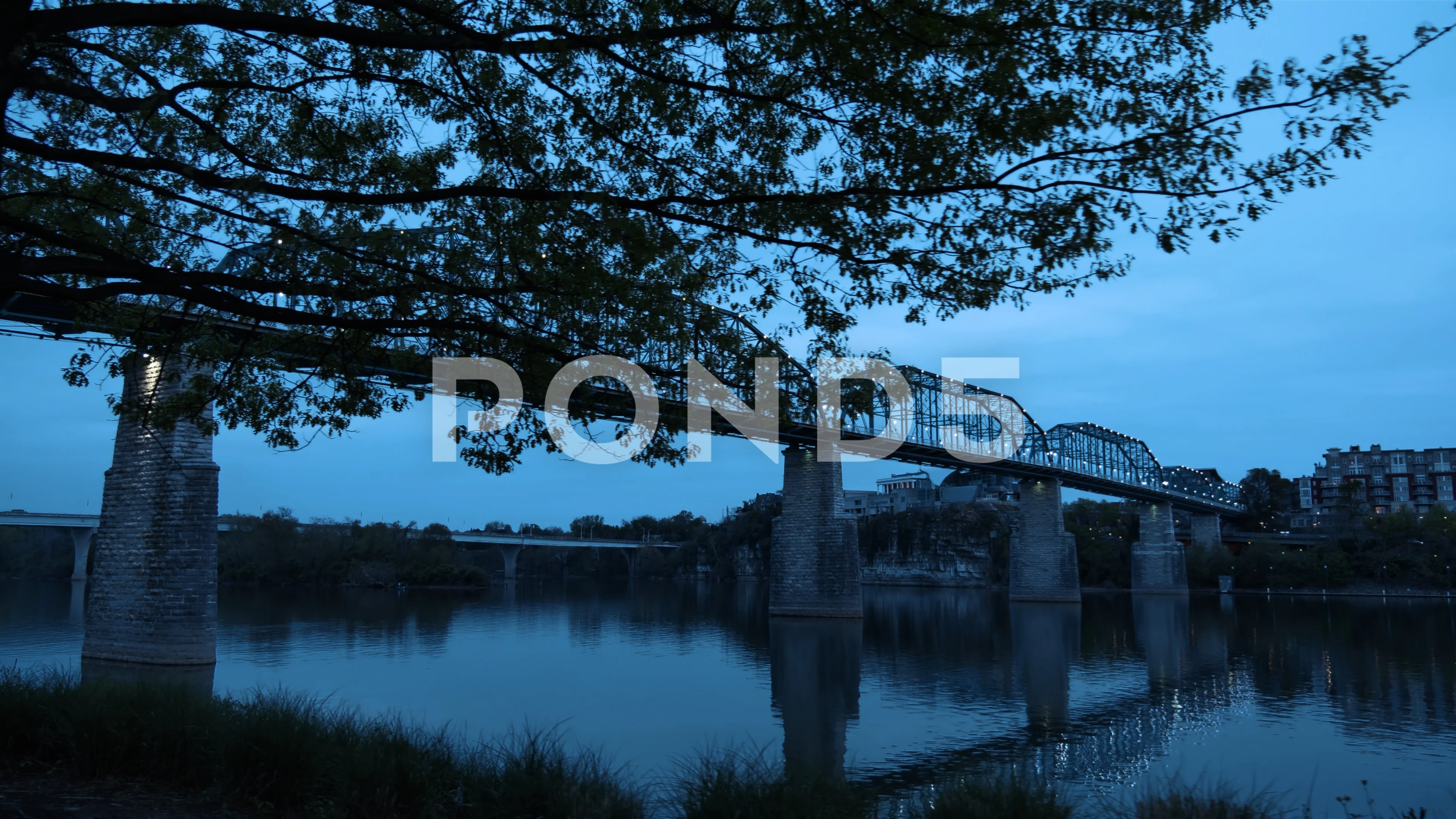 Chattanooga Walnut Street Bridge At Night Chattanooga Bridge Brothers