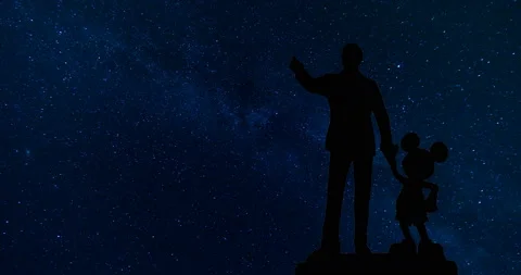 Mickey Mouse Night Stock Footage ~ Royalty Free Stock Videos | Pond5