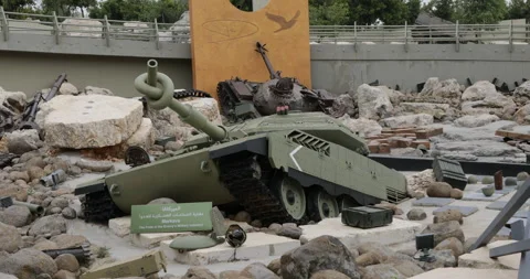 War museum by Hezbollah called museum fo... | Stock Video | Pond5