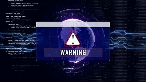 WARNING and Earth Connections Network, A... | Stock Video | Pond5