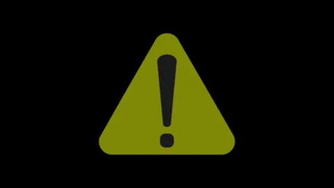 Warning Sign Alert, Warning sign Hazard ... | Stock Video | Pond5