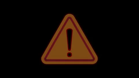 Warning Sign Alert, Warning sign Hazard ... | Stock Video | Pond5