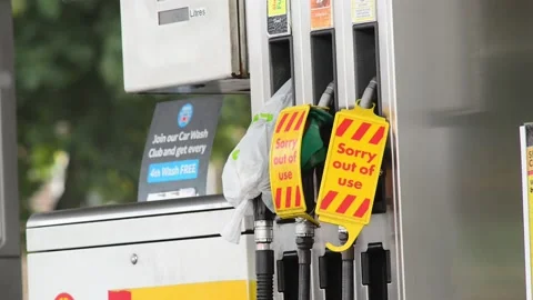 Petrol Station Sign Stock Footage ~ Royalty Free Stock Videos | Pond5
