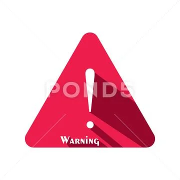 Warning sign, Red warning sign, Warning sign Icon, Warning sign on ...