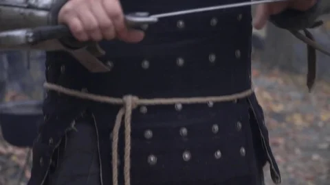 Sharpening Sword Stock Video Footage | Royalty Free Sharpening Sword ...