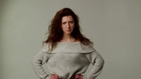 Sullen Face Stock Footage ~ Royalty Free Stock Videos | Pond5