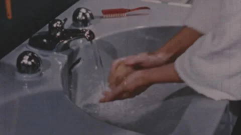 Vintage Washing Hands Stock Videos – Royalty-Free HD & 4K Videos