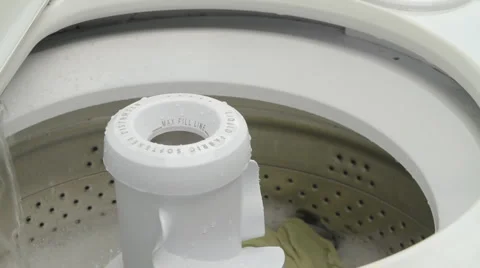 Washing Machine Clothes Wash Sequence (H... | Stock Video | Pond5