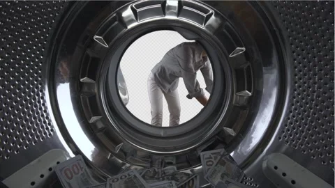 Washing Machine Green Screen Dollar | Stock Video | Pond5